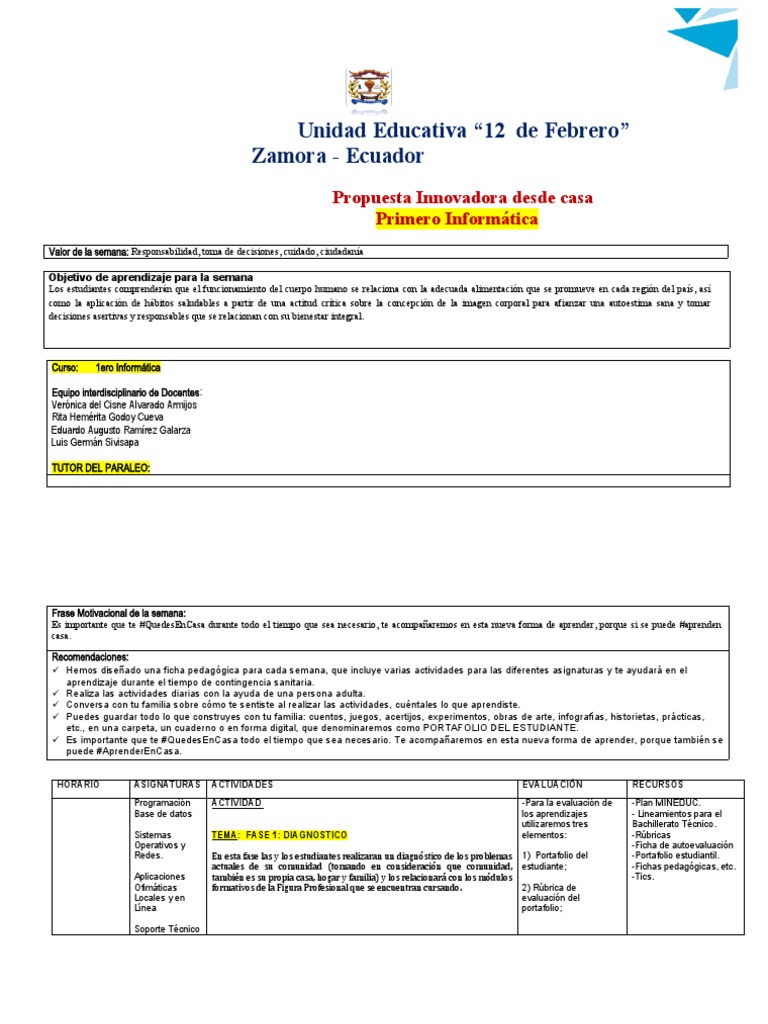 Proyecto Fase 1 | PDF | Evaluación | Cognición