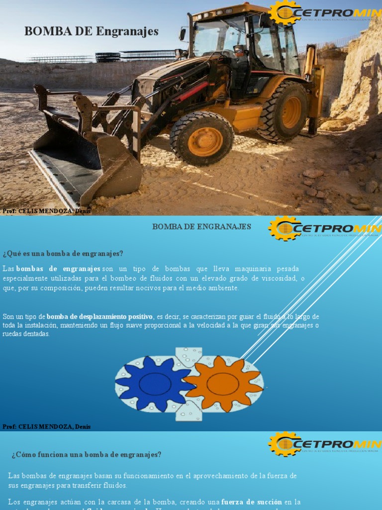 Bomba de Engranajes | PDF | Bomba | Engranaje