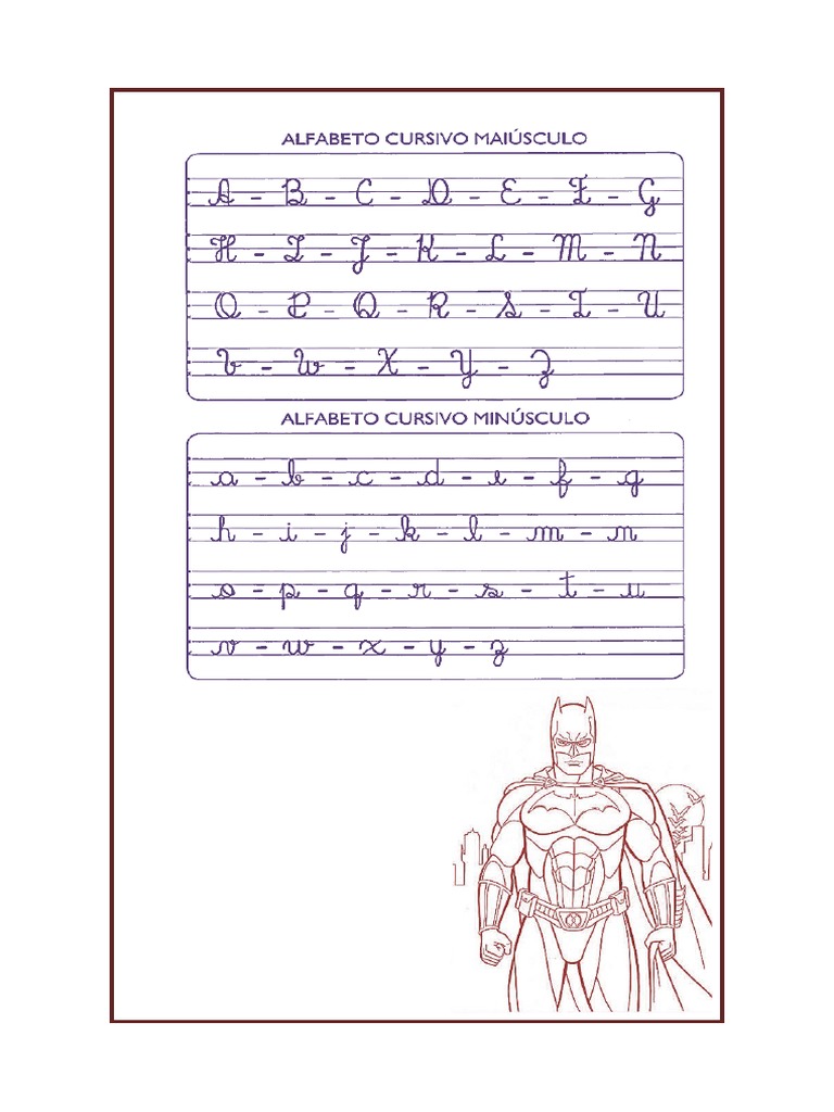Alfabeto Cursivo | PDF