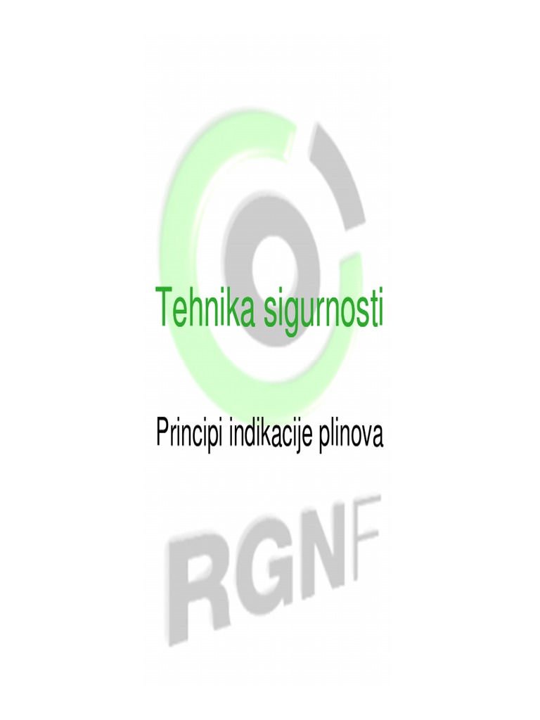 Uredaji I Zastita Od Plinova | PDF