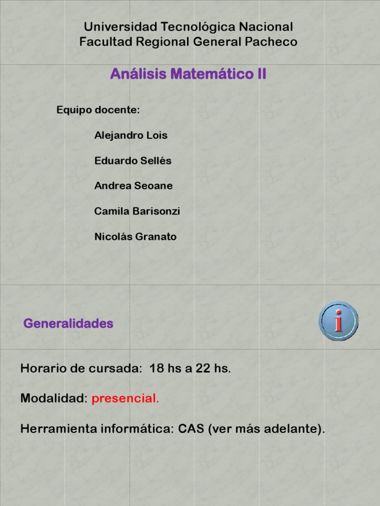 Presentación AM II 2023 | PDF | Evaluación | Matemáticas