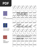 Tesauro UNESCO: Términos Multidisciplinarios | PDF
