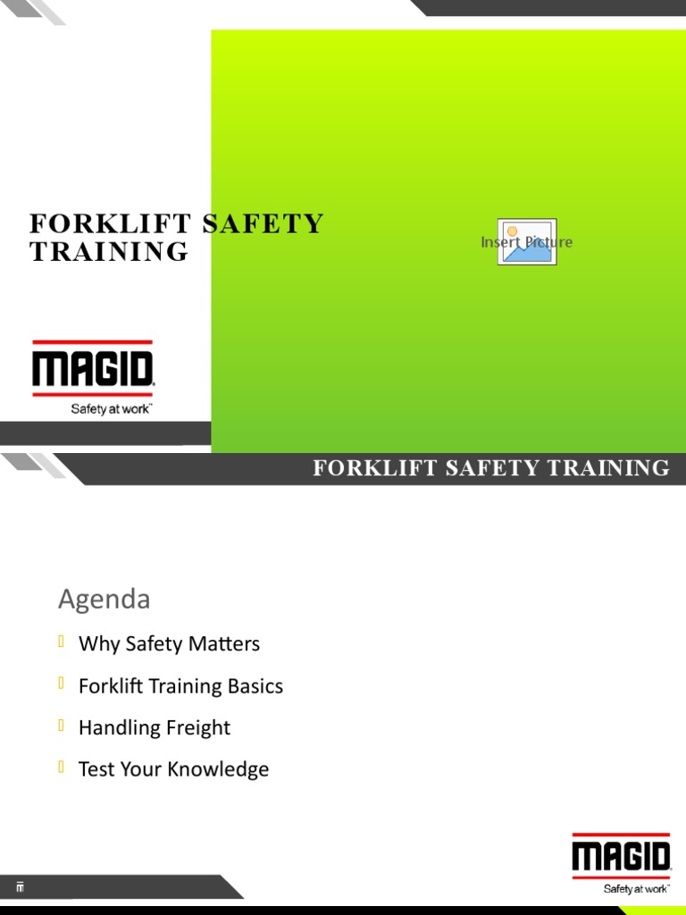 Forklift Safety Training Guide | PDF | Forklift | Manufactured Goods