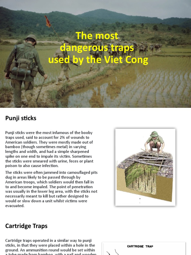 Viet Cong Punji Traps