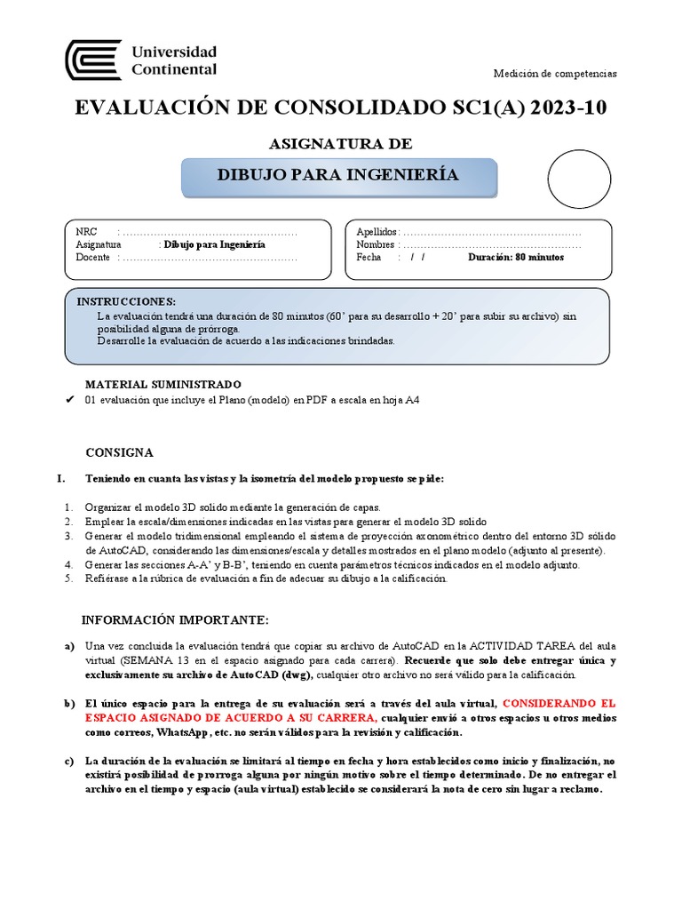 Consigna Evaluacion Competencias - 23009 | PDF
