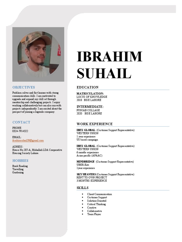 Ibrahim Suhail | PDF