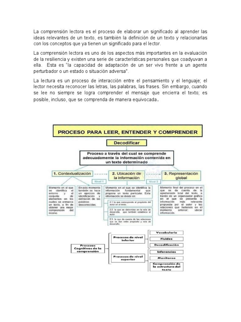 Comprensión Lectora y Lingüística Textual | PDF | Comprensión lectora ...
