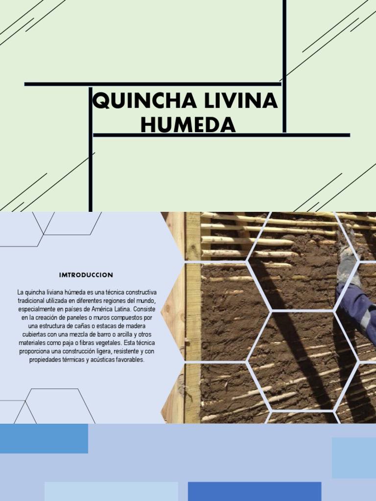 Quincha Liviana Húmeda: Técnica Constructiva | PDF