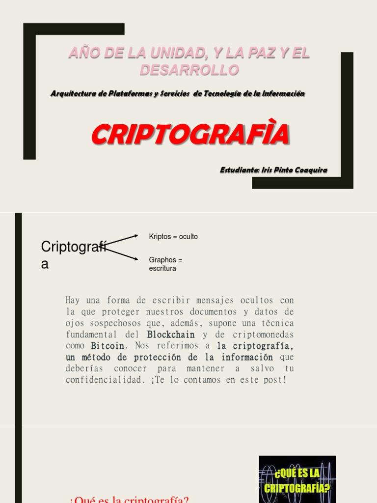 CRIPTOGRAFÍA | PDF | Clave (criptografía) | Criptografía