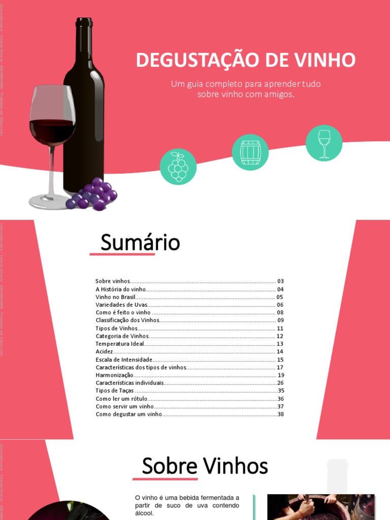Guia Degustacao De Vinhos Download Grátis Pdf Vinhos Uva
