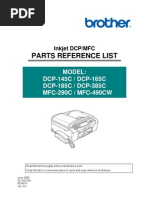 Brother Printer Parts Reference Guide | PDF | Image Scanner | Media ...