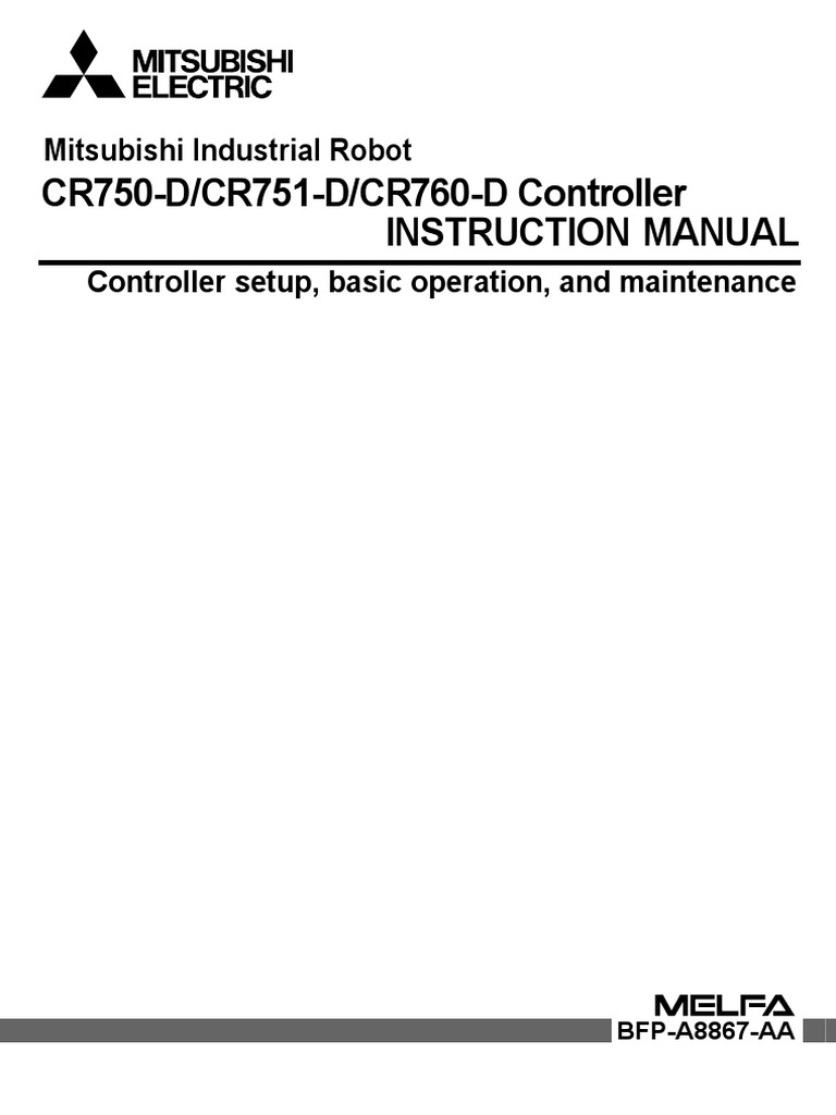 Mitsubishi Robot Controller Manual | PDF | Electrical Connector | Power ...