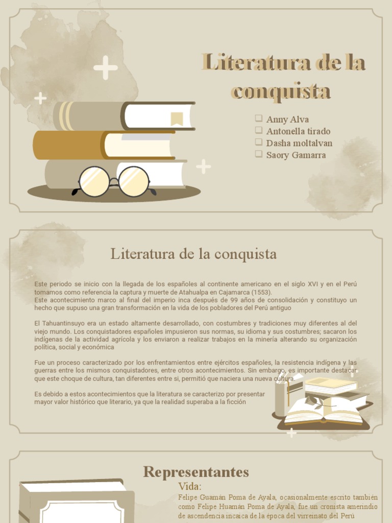 Literatura de La Conquista | PDF | Imperio Inca | Perú