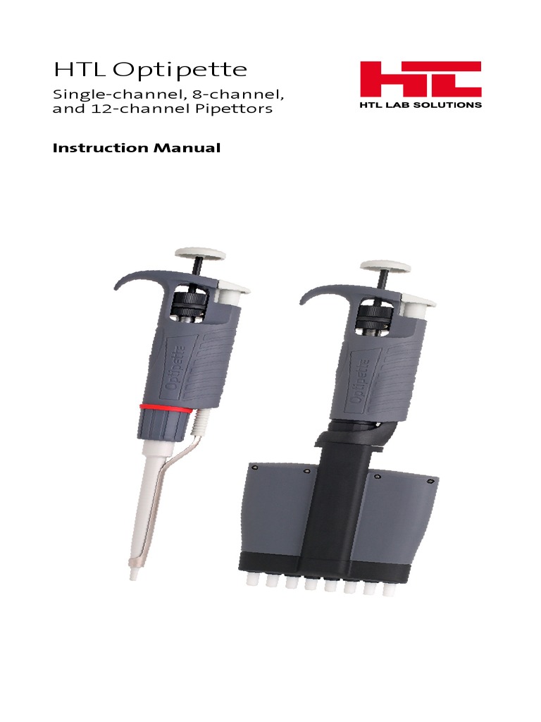 Micropipeta HTL Optipette ME | PDF | Sterilization (Microbiology) | Liquids