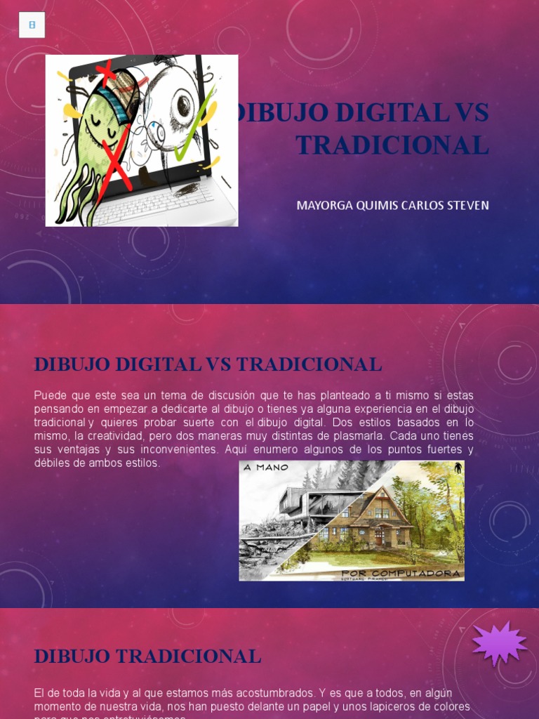 Dibujo Digital Vs Tradicional | PDF