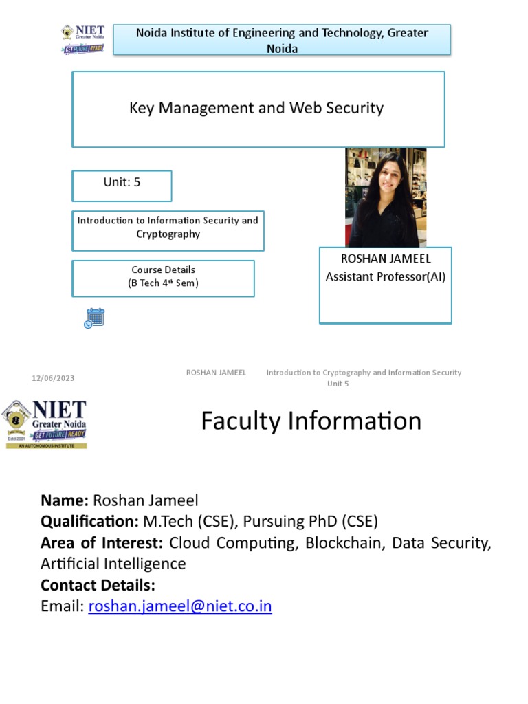 Unit5 Cryptography | PDF | Cryptography | Internet Protocols