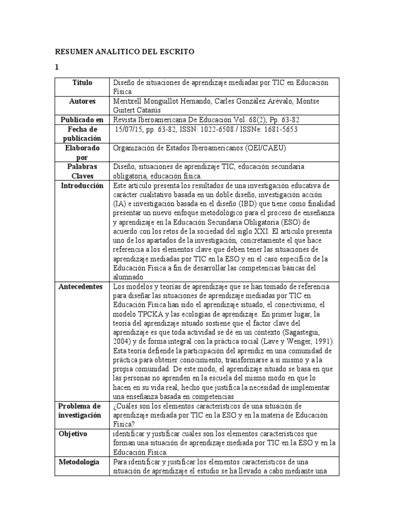 antecedentes_ficha_RAE | PDF | Enseñando | Aprendizaje