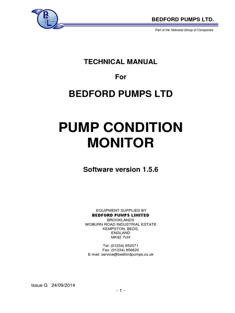Pump Condition Monitor | PDF | Electric Motor | Electrical Resistance ...