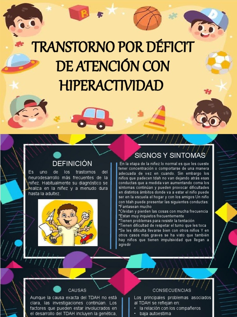 TRANSTORNO POR DÉFICIT DE ATENCIÓN CON HIPERACTIVIDAD (1) | PDF