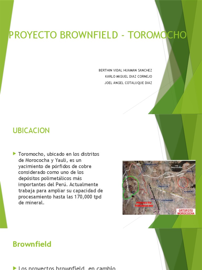 Proyecto Brownfield - Toromocho | PDF