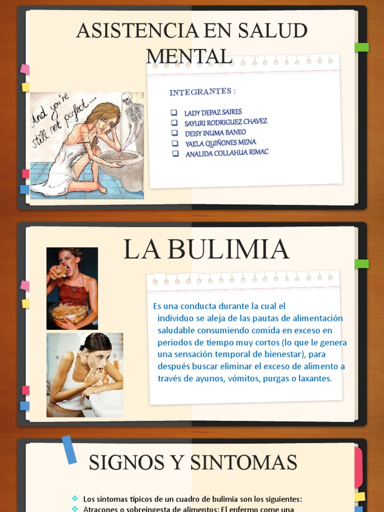 Signos y síntomas de la bulimia | PDF | Psicoterapia | Medicina CLINICA