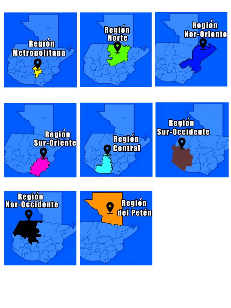 Regiones de Guatemala | PDF