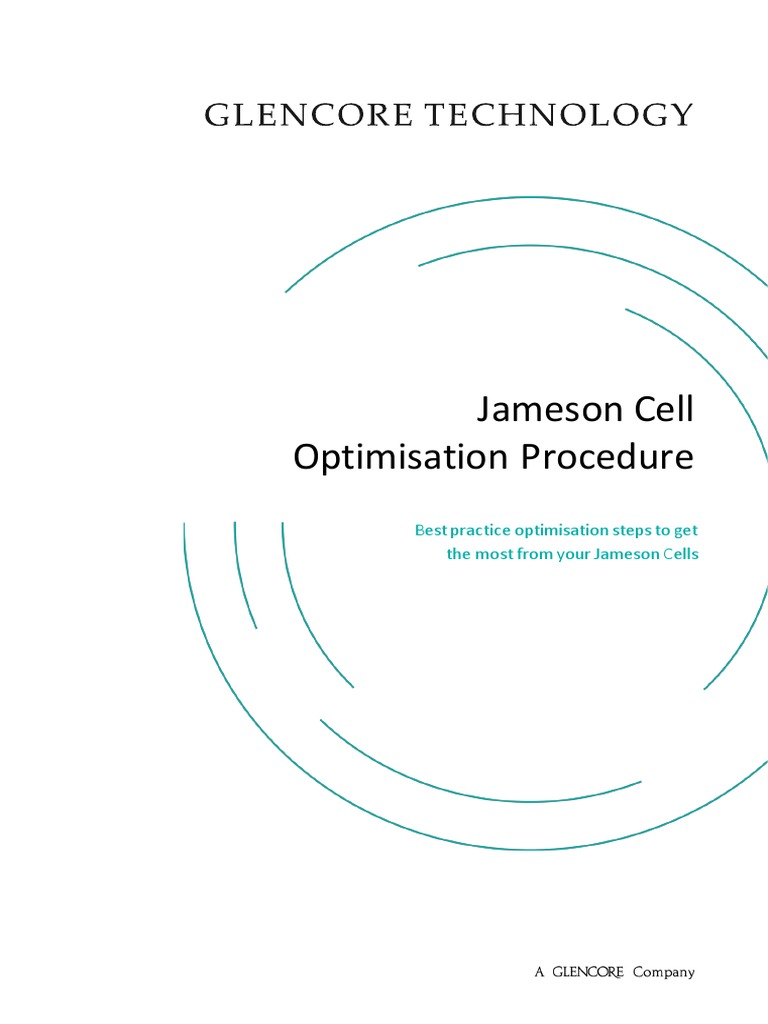 Jameson Cell Optimisation Procedure rev 2 | PDF