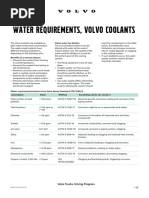 Volvo VCS Coolant Specifications Guide | PDF | Thermodynamics | Materials