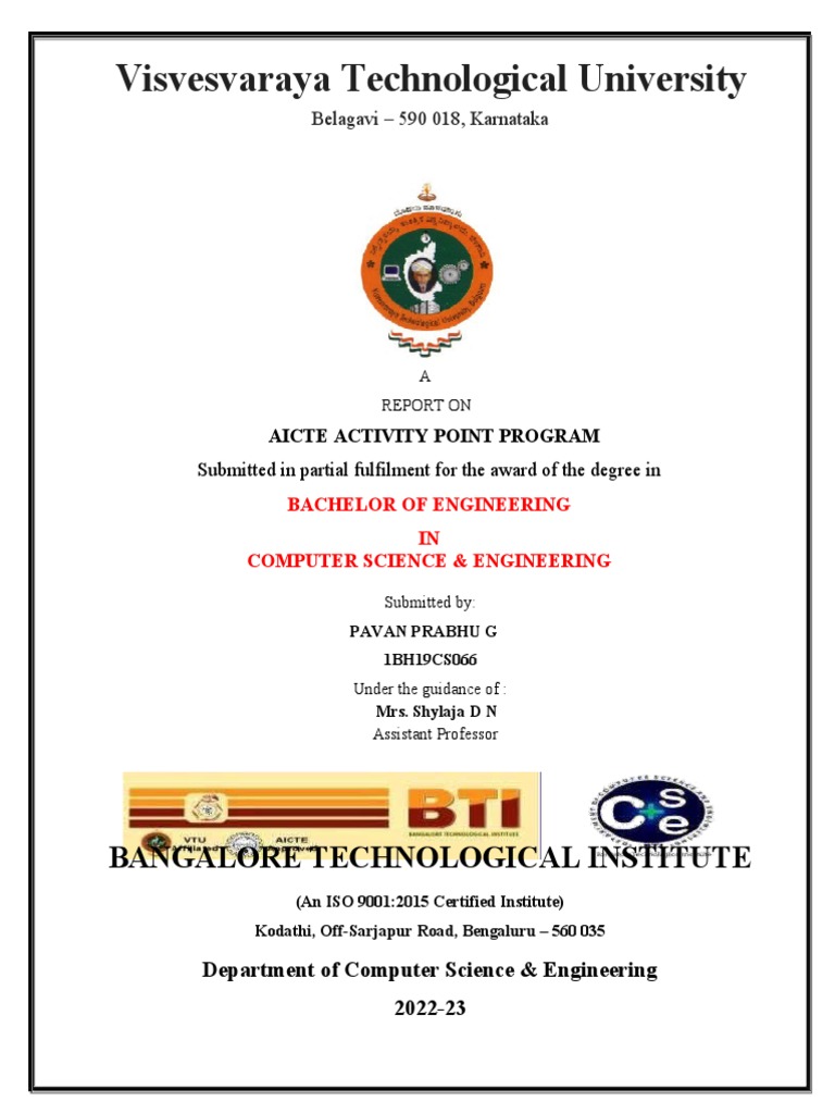 Visvesvaraya Technological University | PDF | Business | Art