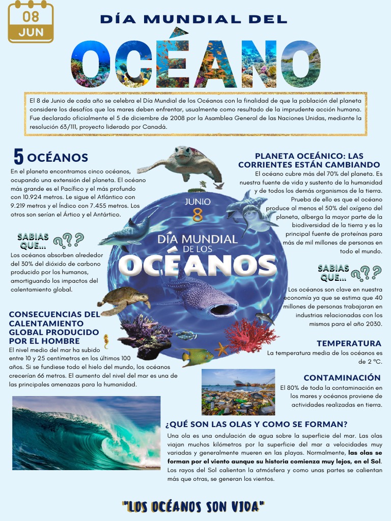 Importancia de los Océanos para Niños | PDF | Océanos | Mar