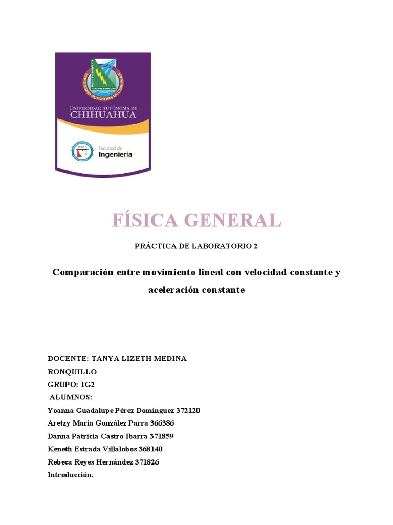 Reporte De Laboratorio Fisica 2 Pdf