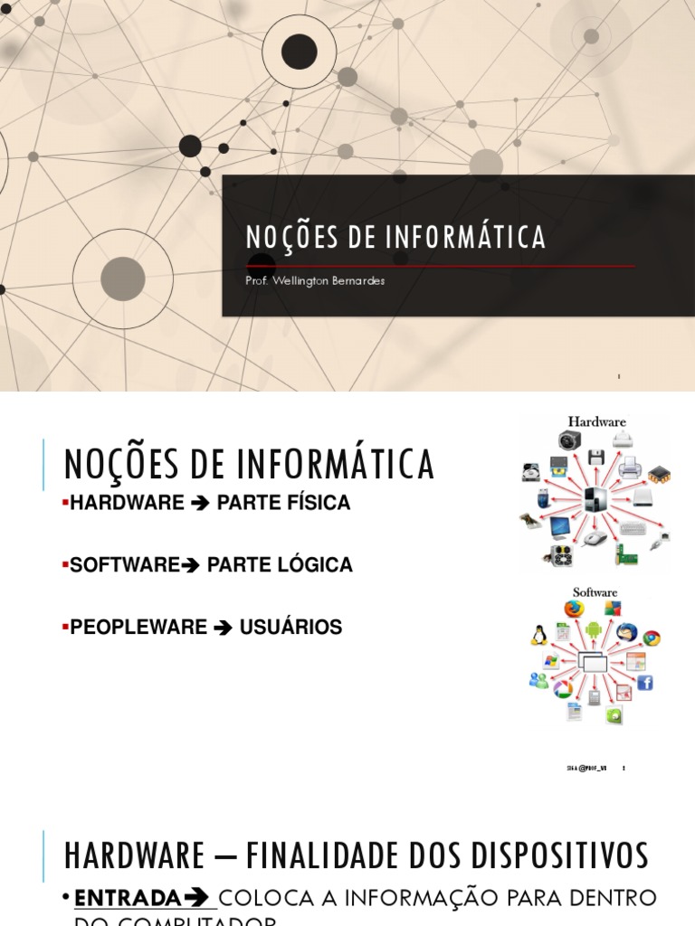 Noções de Informatica | PDF | BIOS | Armazenamento de dados de computador
