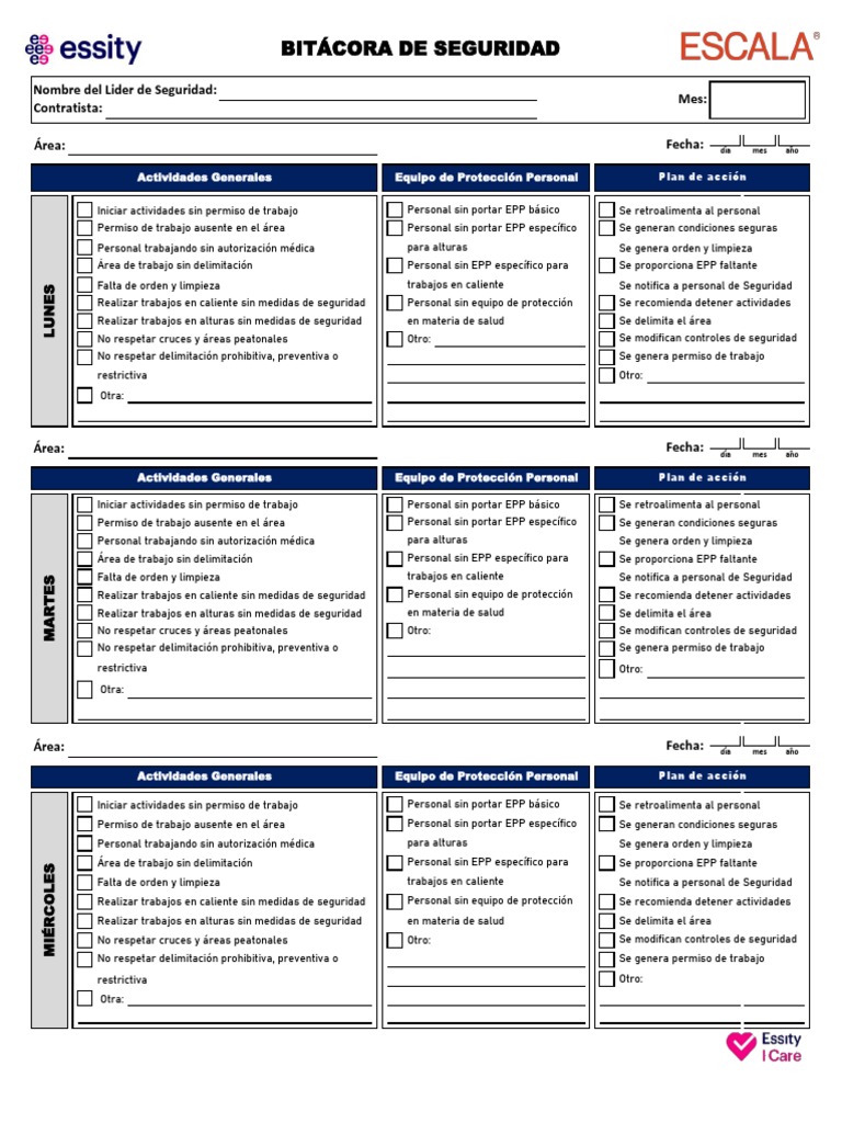 Bitácora de Seguridad | PDF
