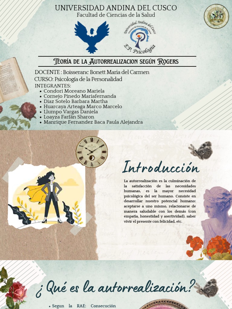 Teoría de la Autorrealización de Rogers | PDF | Crecimiento personal y ...