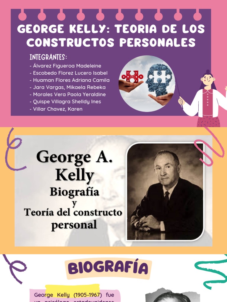 George Kelly - Teoría de Los Constructos Personales | PDF | Sicología ...