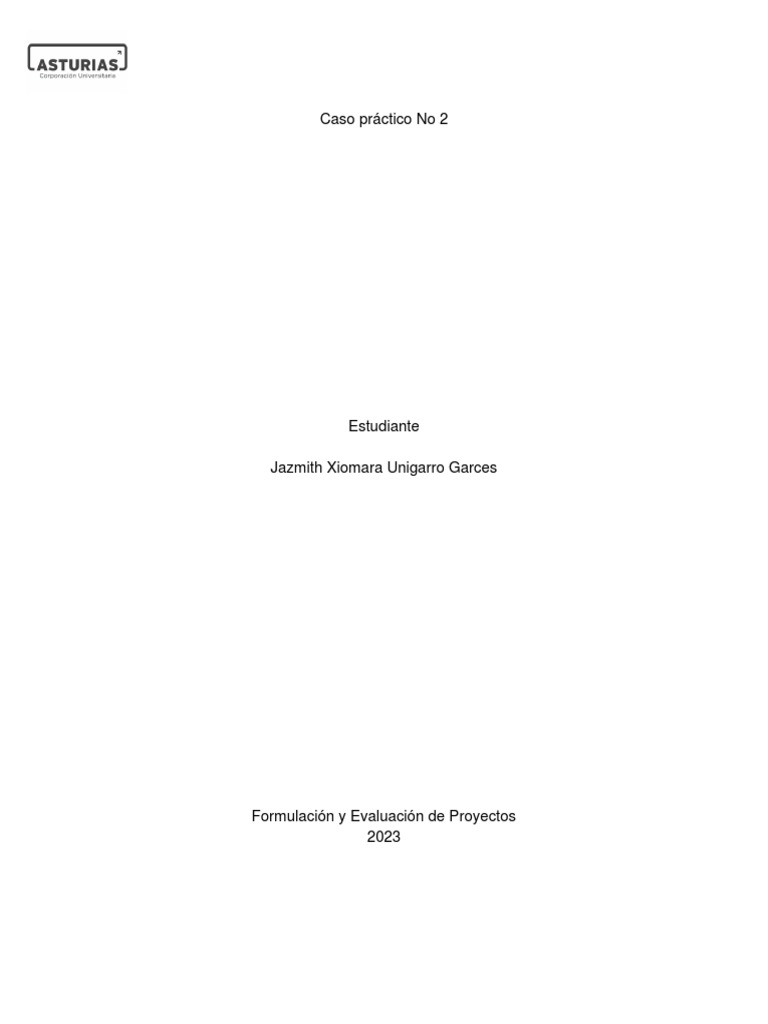 Caso Practico No 2 | PDF