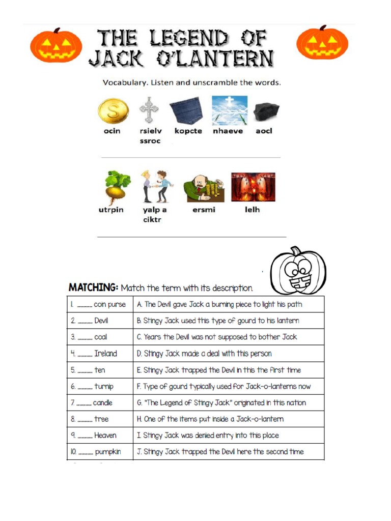 Stingy Jack Legend | PDF