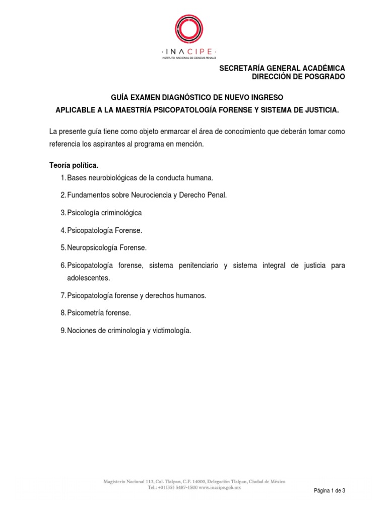 GUIA_EDNI_7_PSICOPATOLOGIA_FORENSE_Y_SISTEMA_DE_JUSTICIA | PDF