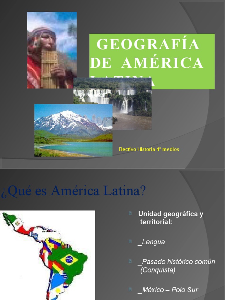 Geografía America Latina | PDF