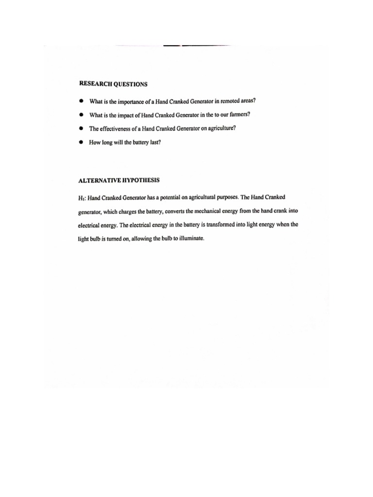 Research Plan (Physical Science) | PDF