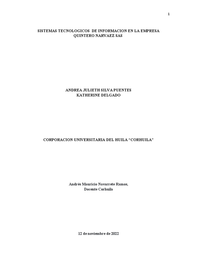 Andrea Julieth Silva Puentes Investigacion | PDF | Logística ...