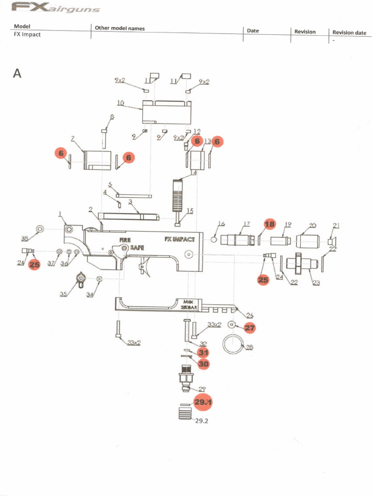 vista explodida FX IMPACT | PDF
