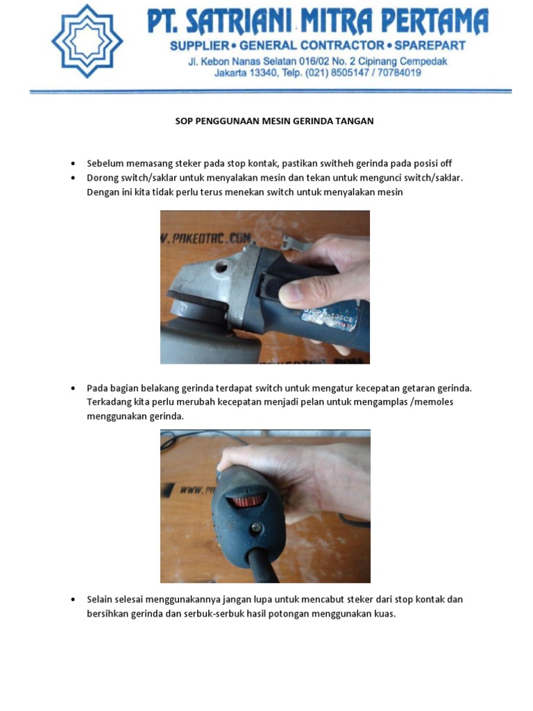 SOP_GERINDA[1] | PDF