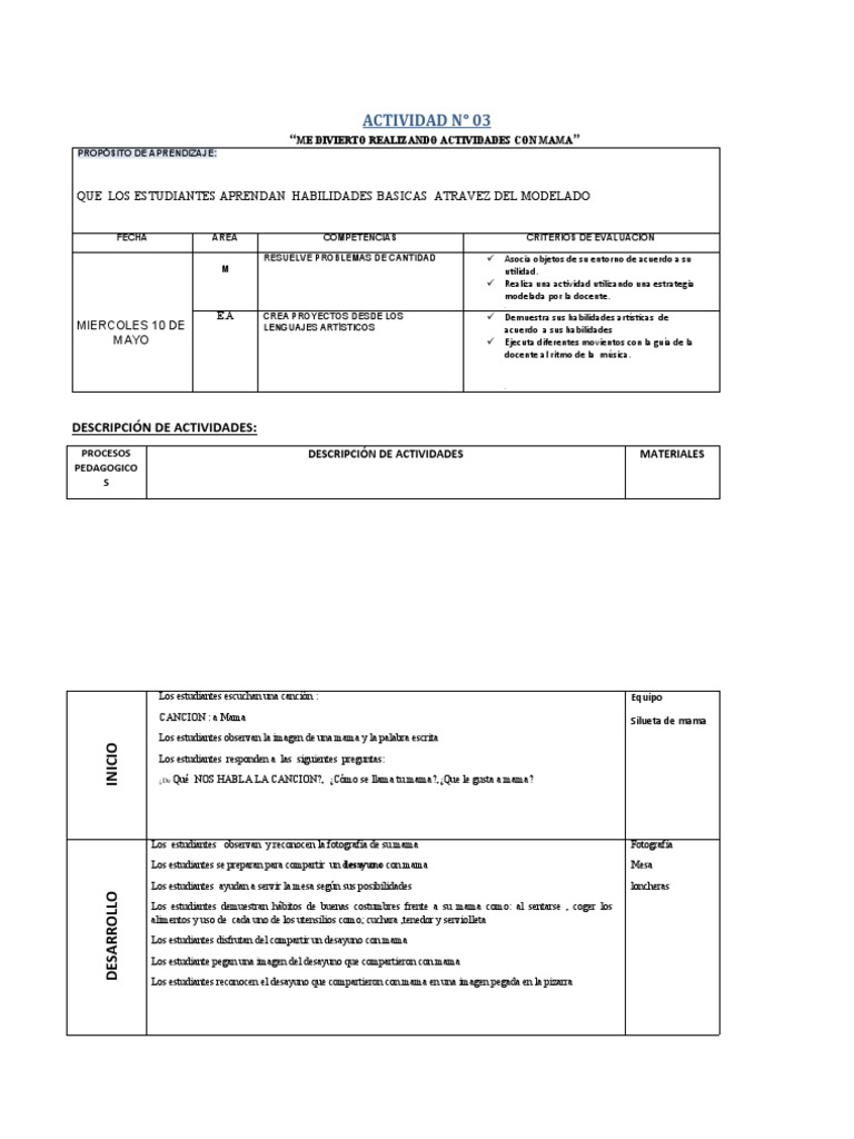 Me Divierto Con Mama Pdf Canciones Cognición