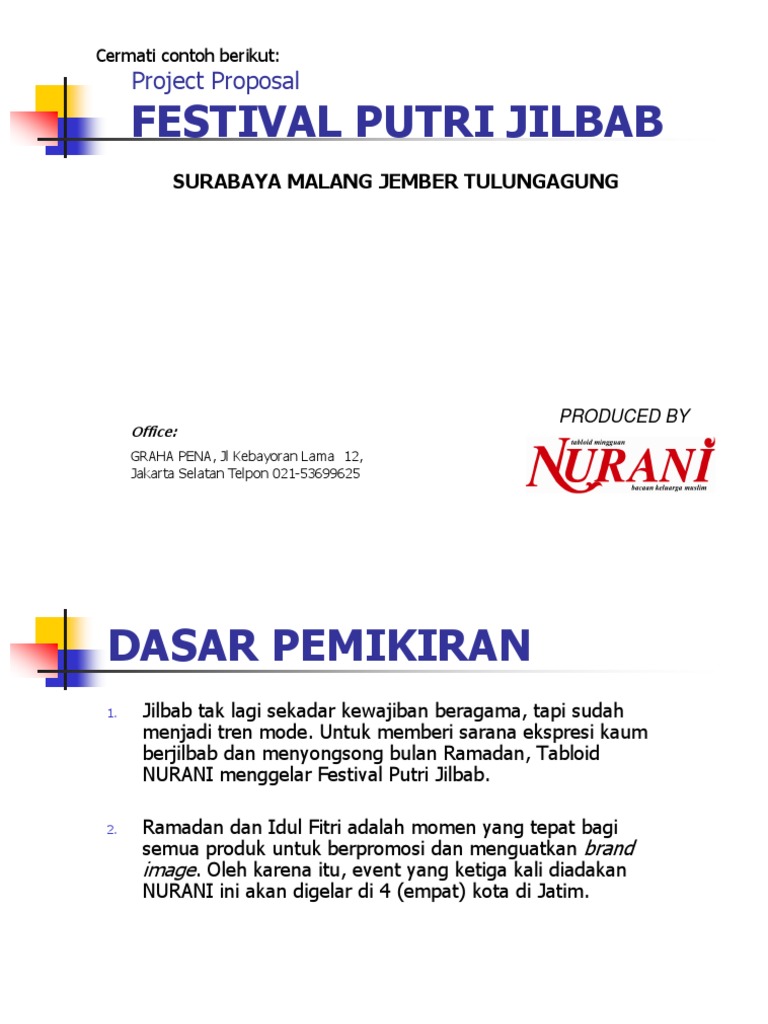 2b. (Materi Jam 1-2) CONTOH 1 PROPOSAL SPONSORSHIP | PDF