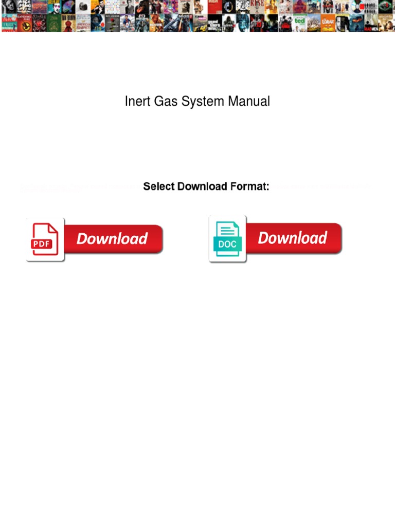 Inert Gas System Manual | PDF | Gases | Oil Tanker