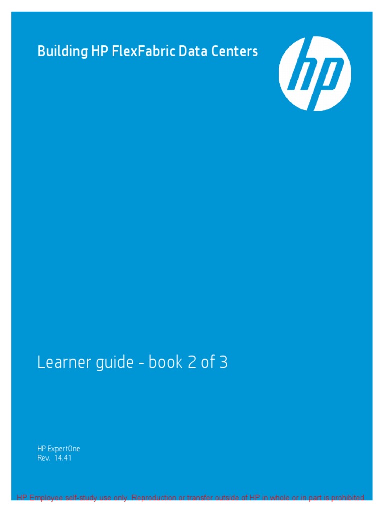 Building HP FlexFabric Data Centers, Rev 14.41 Student Guide Part2 ...