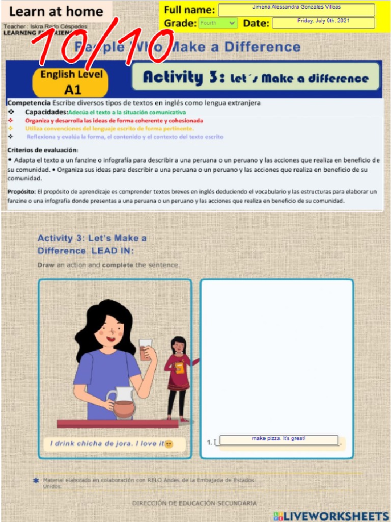 Activity 3 - Let's Make A Difference | PDF