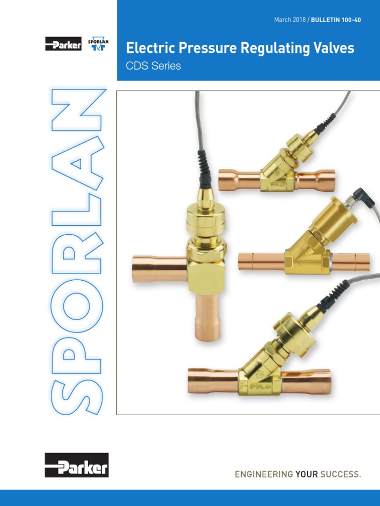 100-40 CDS Series Electric Pressure Regulating Valves | PDF | Electric ...