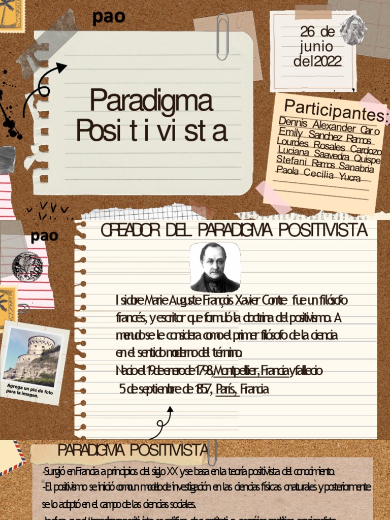 Paradigma Positivista..... | PDF | Positivismo | Teorías epistemológicas